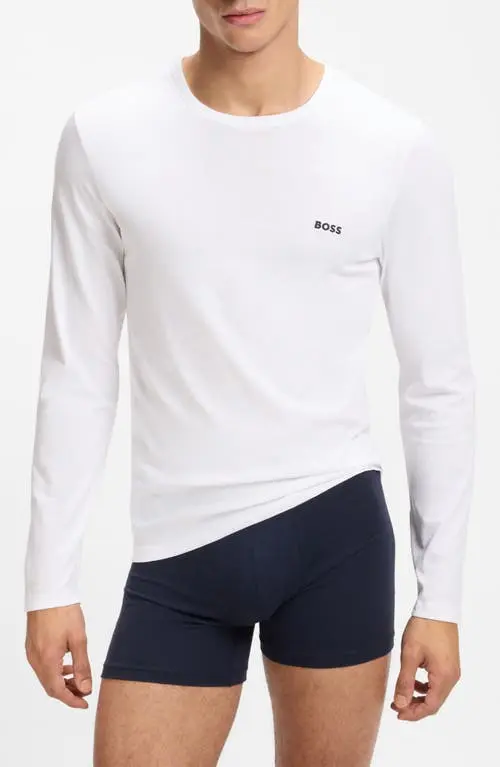 BOSS 3-pack Long Sleeve T-shirts - White Multi