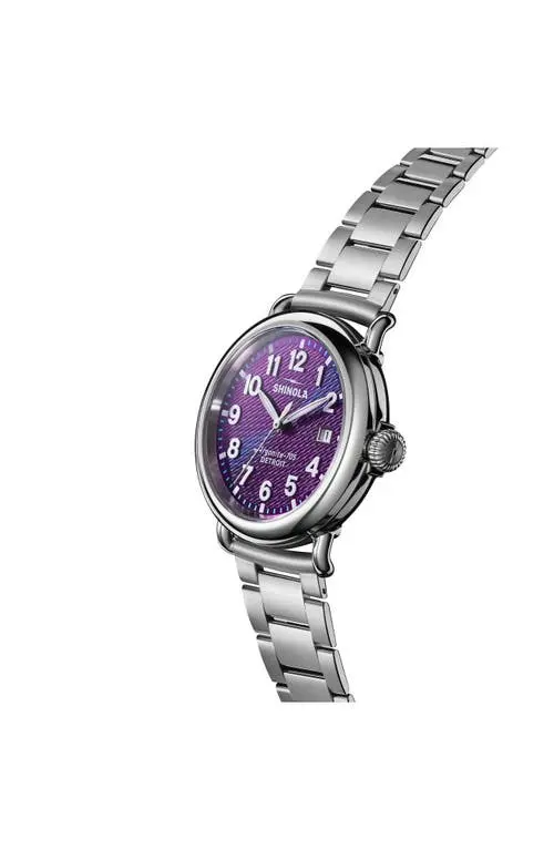 Shinola Detrola Stainless Steel Bracelet Watch