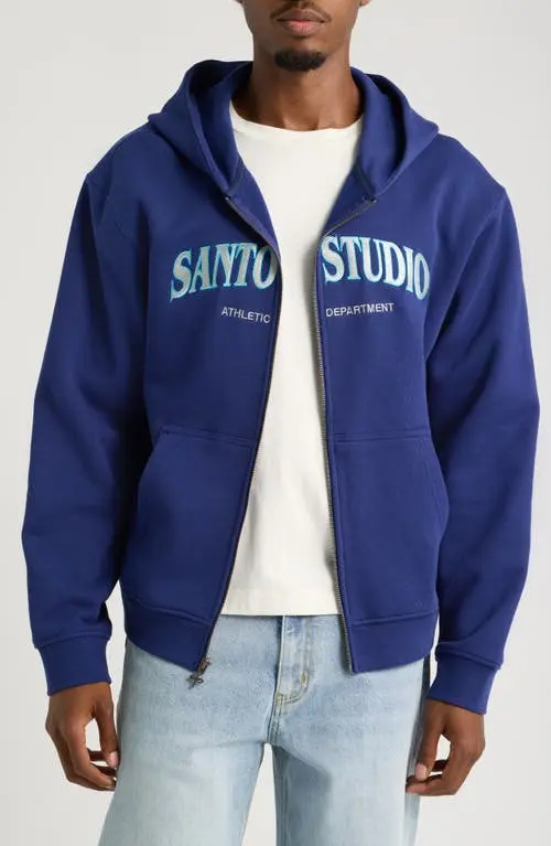 SANTO STUDIO Athletic Dept Zip Hoodie