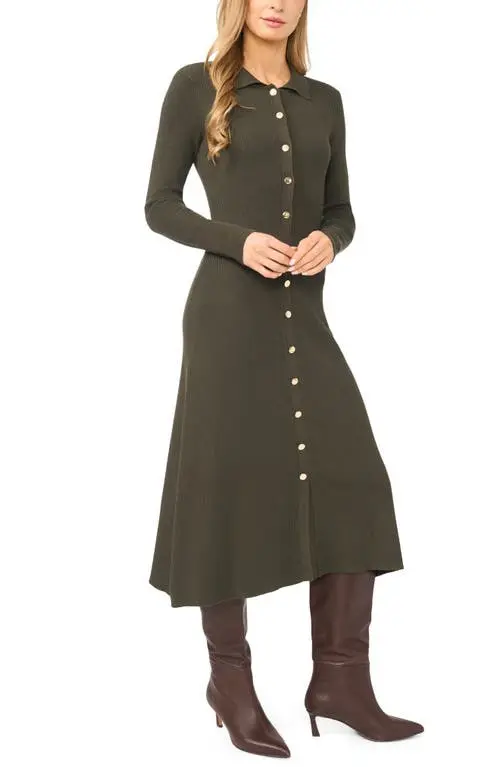Ted Baker London Ivy Johnny Collar Ribbed Sweater-dress