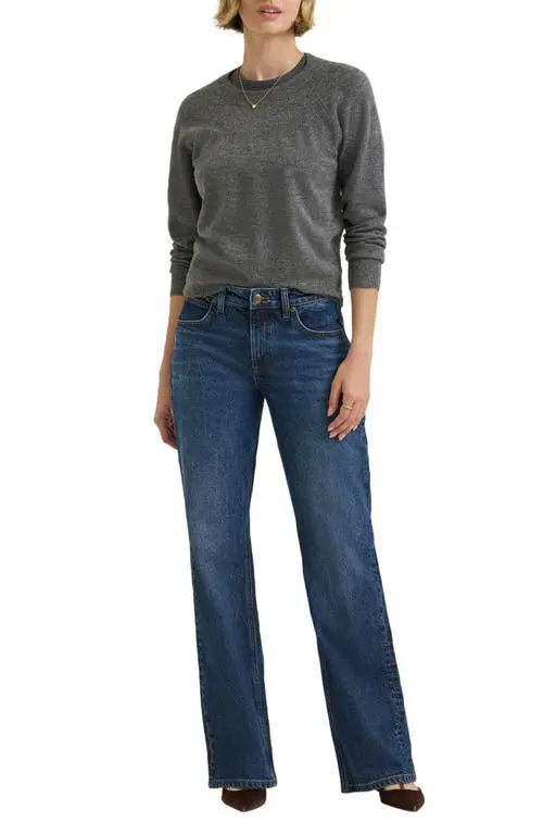LEEM Bow Flare Leg Jeans