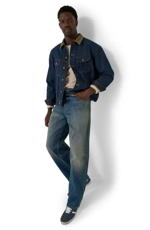 LEEM Henry High Waist Baggy Leg Jeans - Backbeat