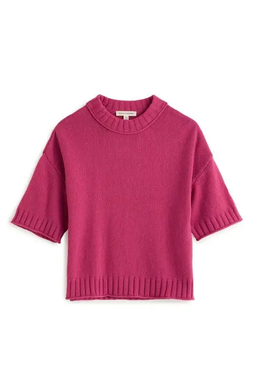 SEASALT CORNWALL Fistral Short Sleeve Sweater - Rosa