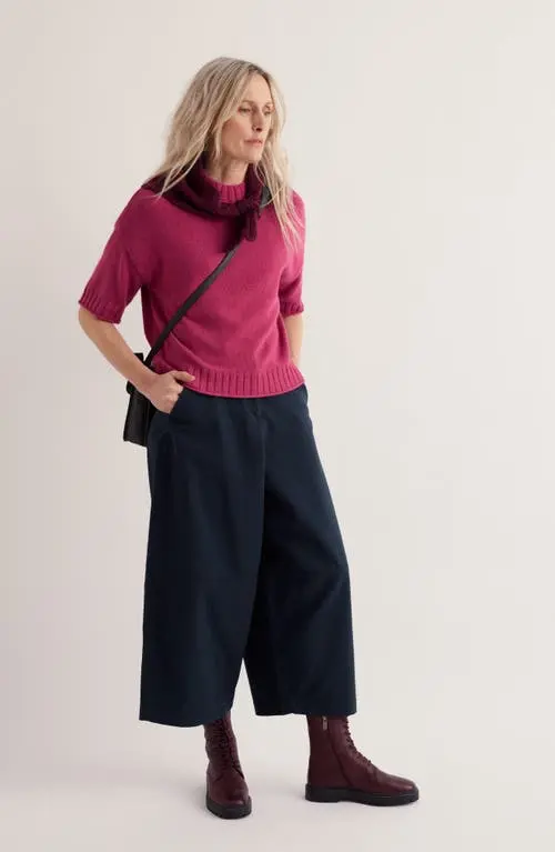 SEASALT CORNWALL Fistral Short Sleeve Sweater - Rosa