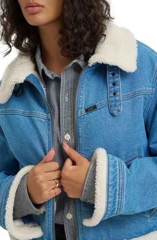LEEM Aviator Denim Jacket