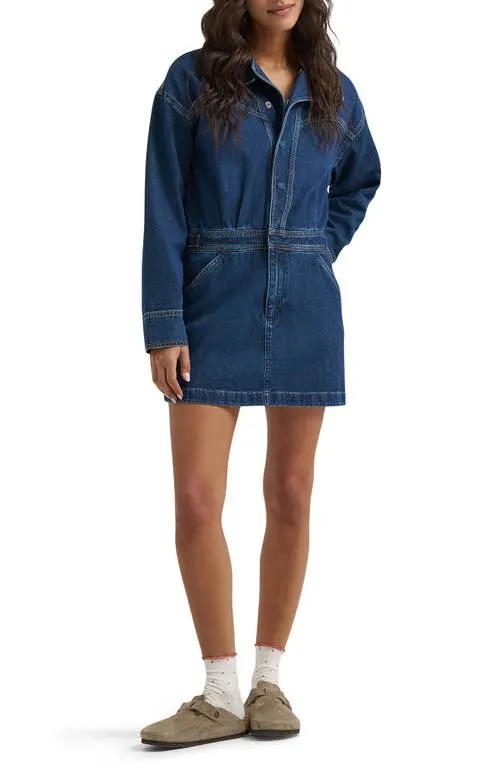 Wrangler Moto Long Sleeve Minidress
