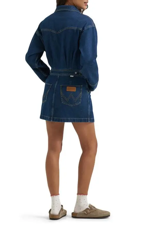 Wrangler Moto Long Sleeve Minidress