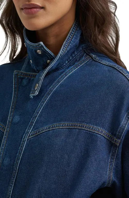 Wrangler Moto Long Sleeve Minidress
