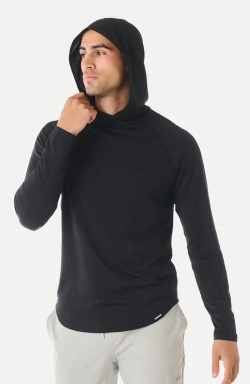 LEGENDS Enzo Performance Hoodie With Raglan Sleeves - Black
