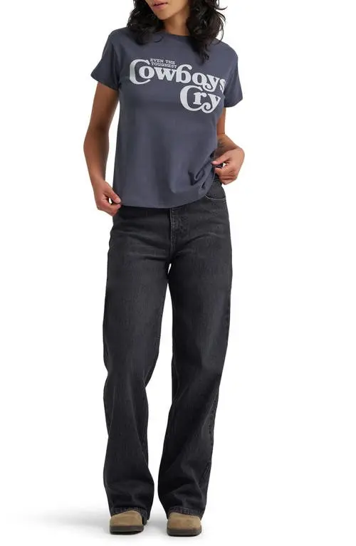 Wrangler Mid Rise Loose Straight Leg Jeans