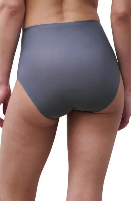 Chantelle Soft Stretch High Waist Briefs - Slate Grey