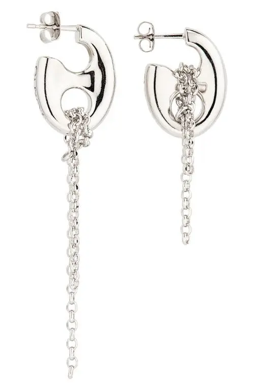 JUSTINE CLENQUET Rocio Mismatched Drop Earrings