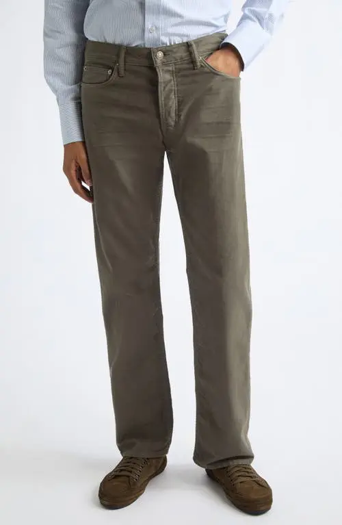 TOM FORD Straight Fit Moleskin Pants - Tcr Titanium