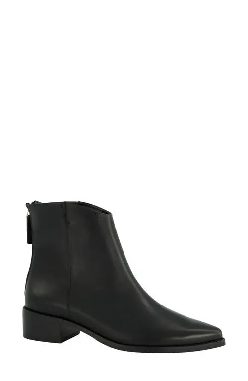 Paul Green Fiona Leather Bootie - Black Leather