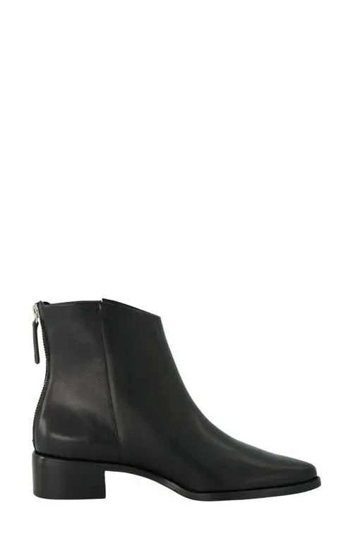 Paul Green Fiona Leather Bootie - Black Leather