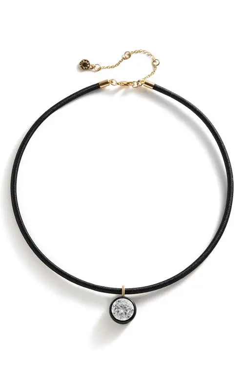Baublebar Lindsey Crystal Collar Necklace - Black