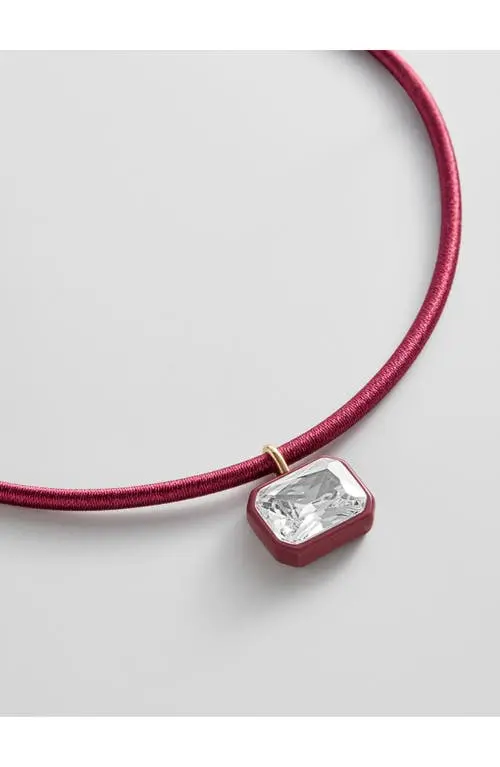 Baublebar Lindsey Crystal Collar Necklace - Red