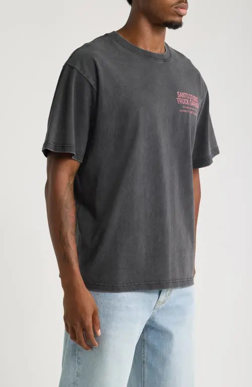 SANTO STUDIO Garage Graphic Cotton T-shirt