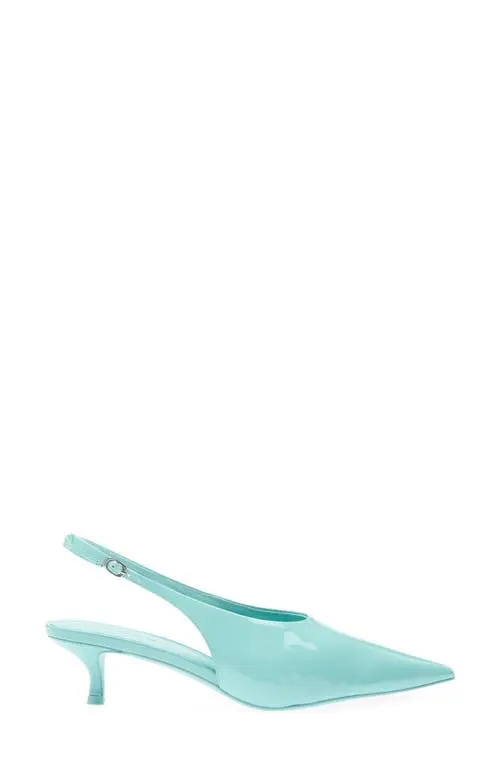 Jeffrey Campbell Adriatica Slingback Pointed Toe Kitten Heel Pump