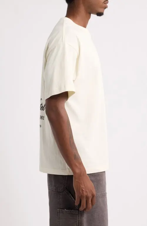 SANTO STUDIO Ny Hotel Graphic Cotton T-shirt