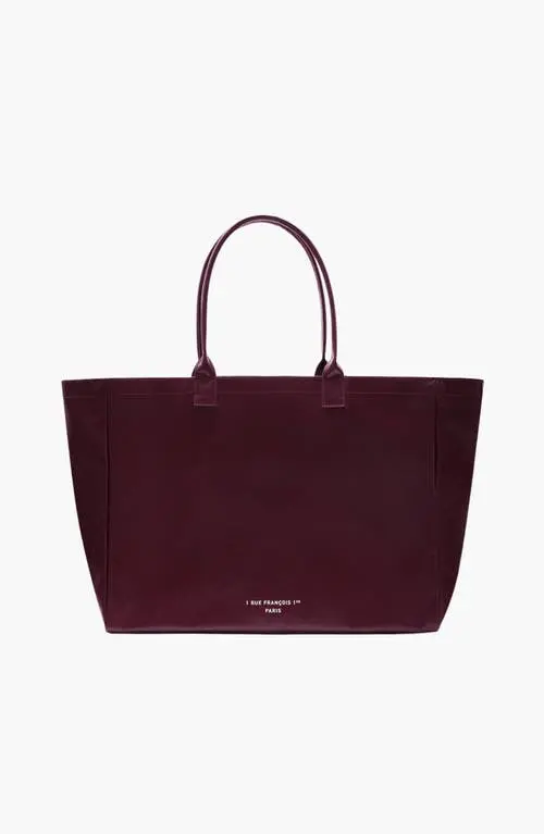ANINE BING Leo Coated Canvas Tote