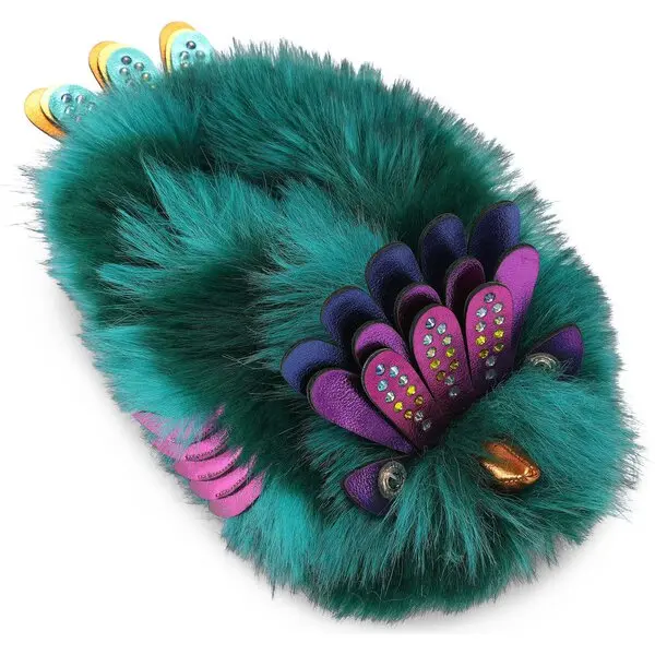 Kurt Geiger Eagle Fluff Faux Fur Slipper