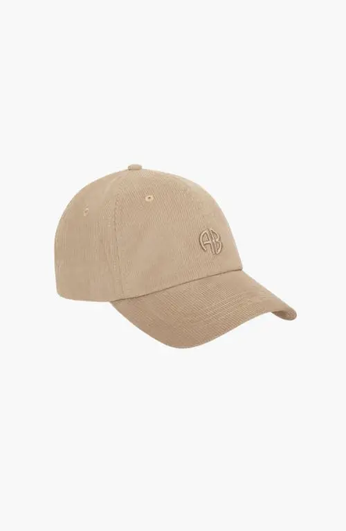 ANINE BING Jeremy Ab Corduroy Baseball Cap