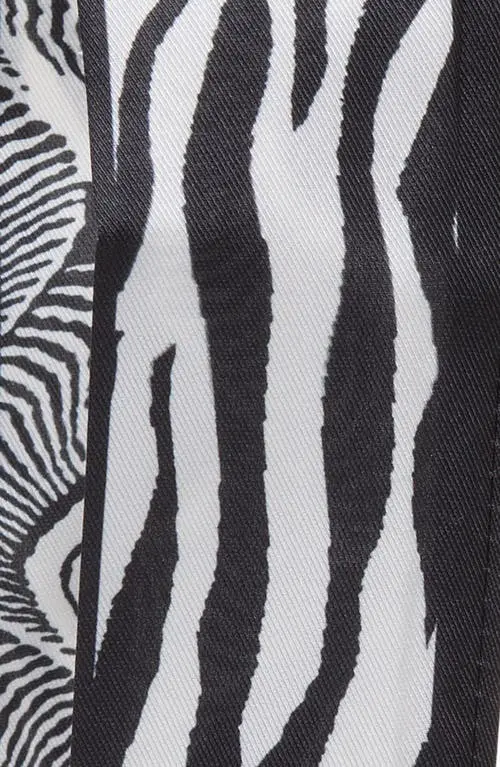 L. Erickson Nala Hair Scarf - Black/white