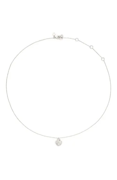 Kate Spade New York Spade Flower Pavé Pendant Necklace