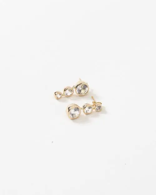 THEIR STUDIOS Margeaux Drop Earrings - Sterling Silver