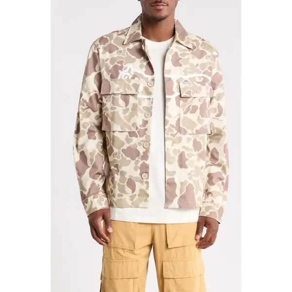 ICECREAM Print Field Shacket - Camo