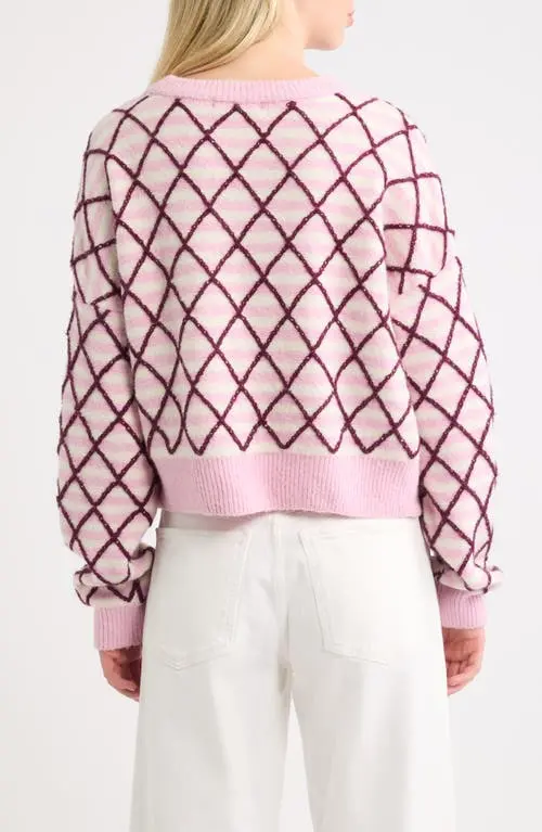 24COLOURS Stitch On Crewneck Sweater