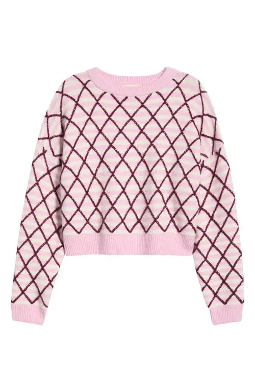 24COLOURS Stitch On Crewneck Sweater