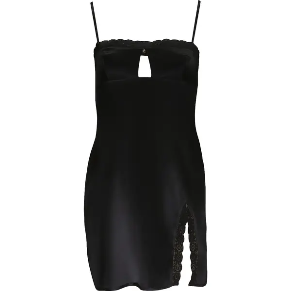 HOUSE OF SILK Silk Adriana Nightgown - Black