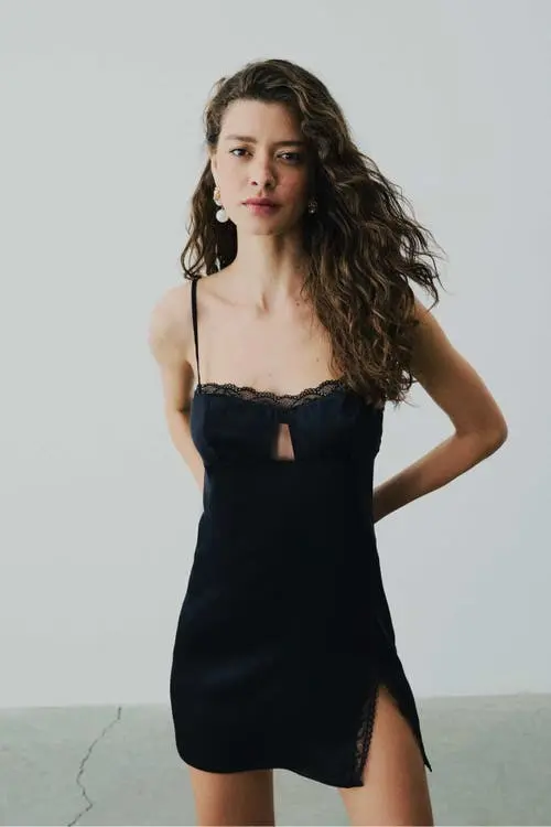 HOUSE OF SILK Silk Adriana Nightgown