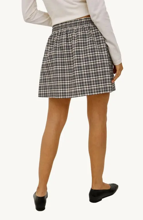 Rails Sayana Check Miniskirt