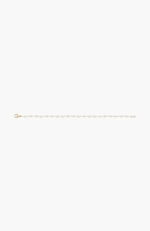 AURATE Pearl Vine Bracelet - Yellow