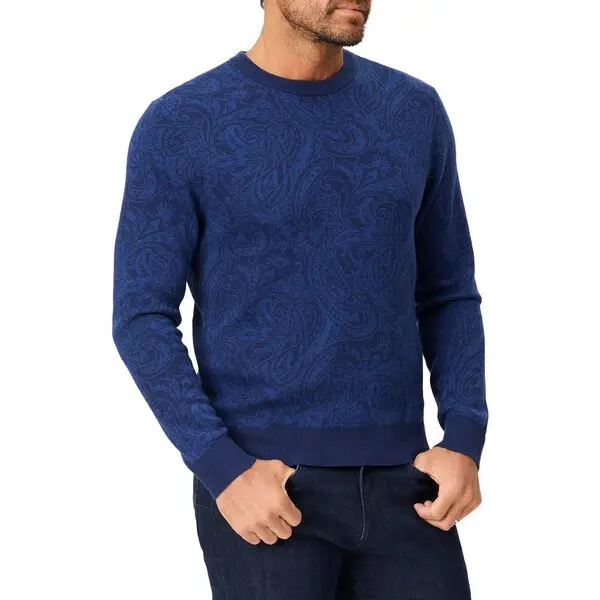 Robert Graham Vomano Paisley Crewneck Sweater