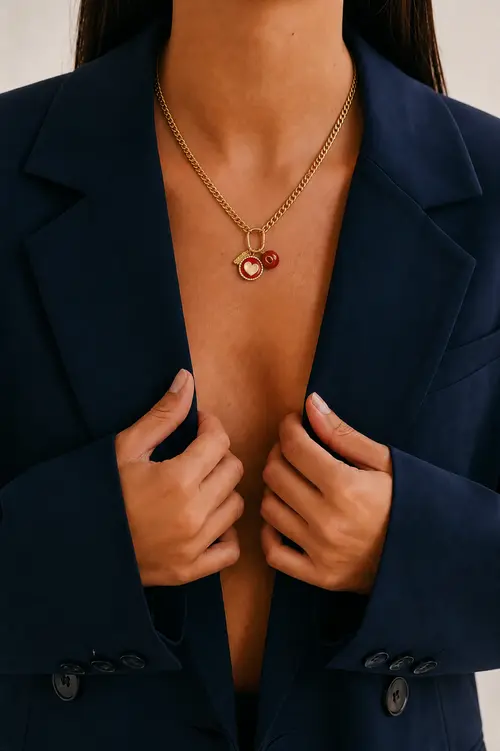 DANIELA MILLAN JEWELRY Love Charm Necklace