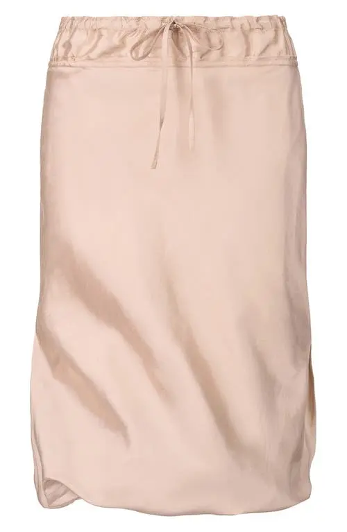 Staud Odette Silk Midi Skirt
