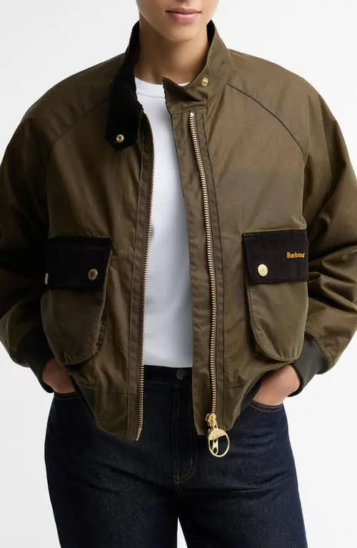 Barbour Ivybridge Waxed Cotton Jacket - Beech/ancient