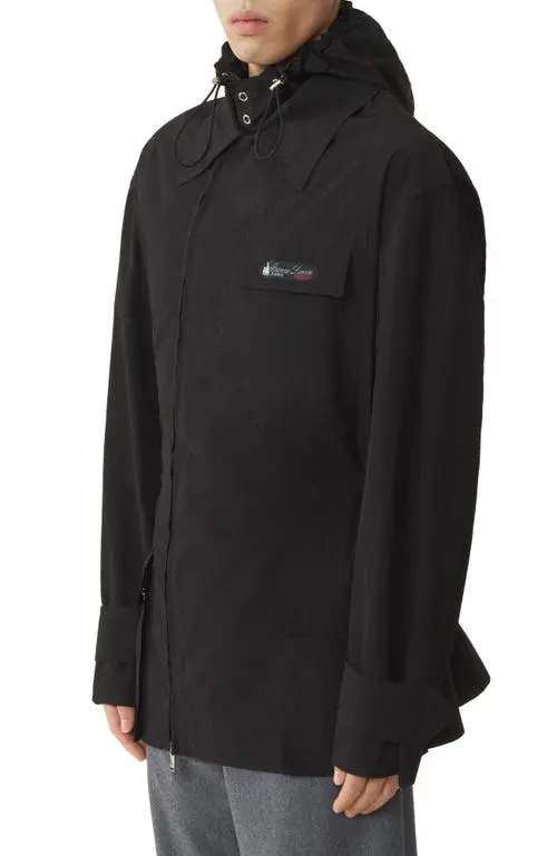 LANVIN Short Parka In Technical Cotton