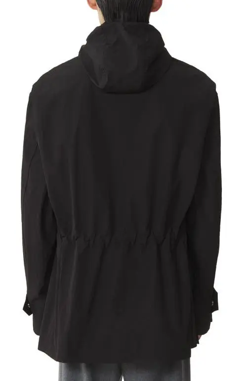 LANVIN Short Parka In Technical Cotton
