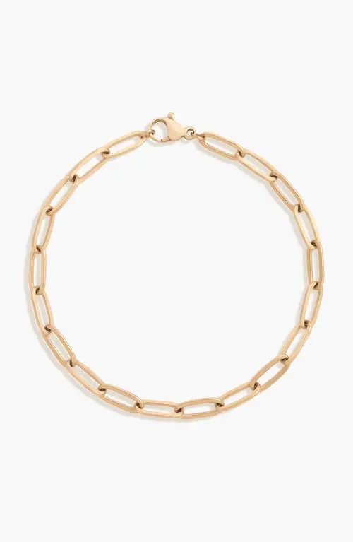 AURATE Unbreakable Paperclip Chain Bracelet - Yellow