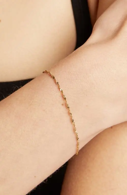 AURATE Unbreakable Barely There Chain Bracelet