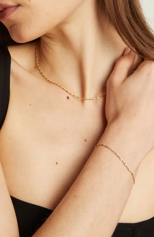 AURATE Unbreakable Barely There Chain Bracelet