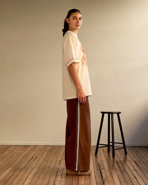 SMWR. BY THE SOMEWHERE CO Nobody's Darlin Wide Leg Pant - Brown