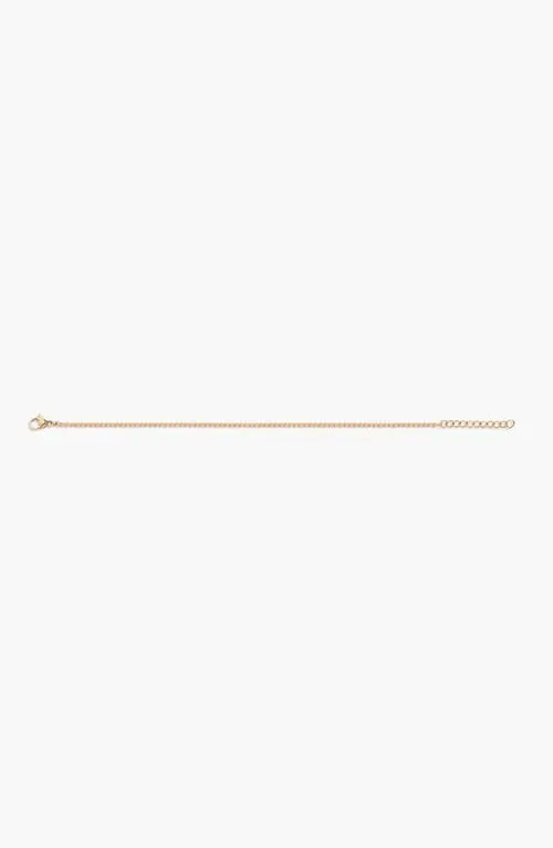 AURATE Wave Chain Anklet