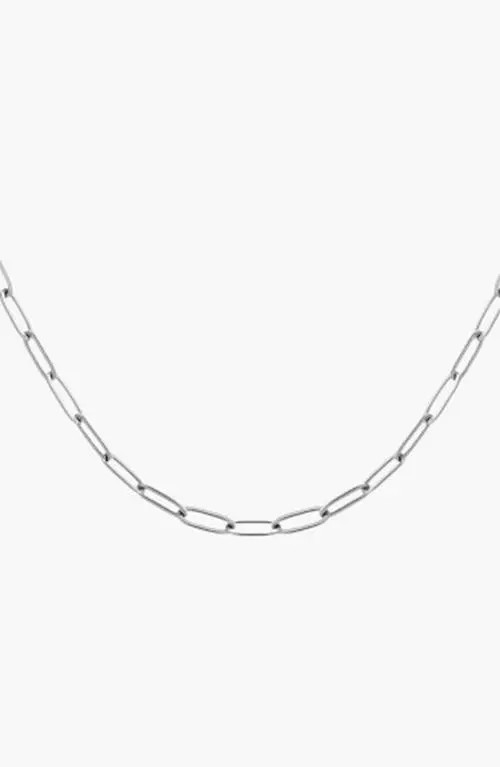 AURATE Unbreakable Paperclip Chain Necklace