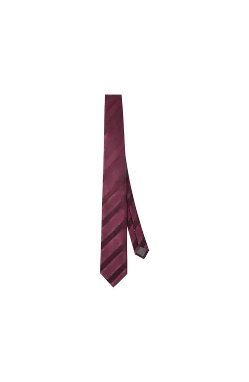 Brunello Cucinelli Texured Tone-on-tone Stripe Silk Tie